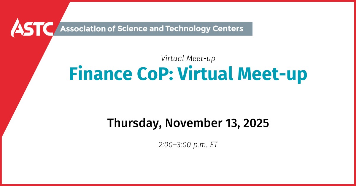 Finance CoP: November Virtual Meet-up - Association of Science and ...